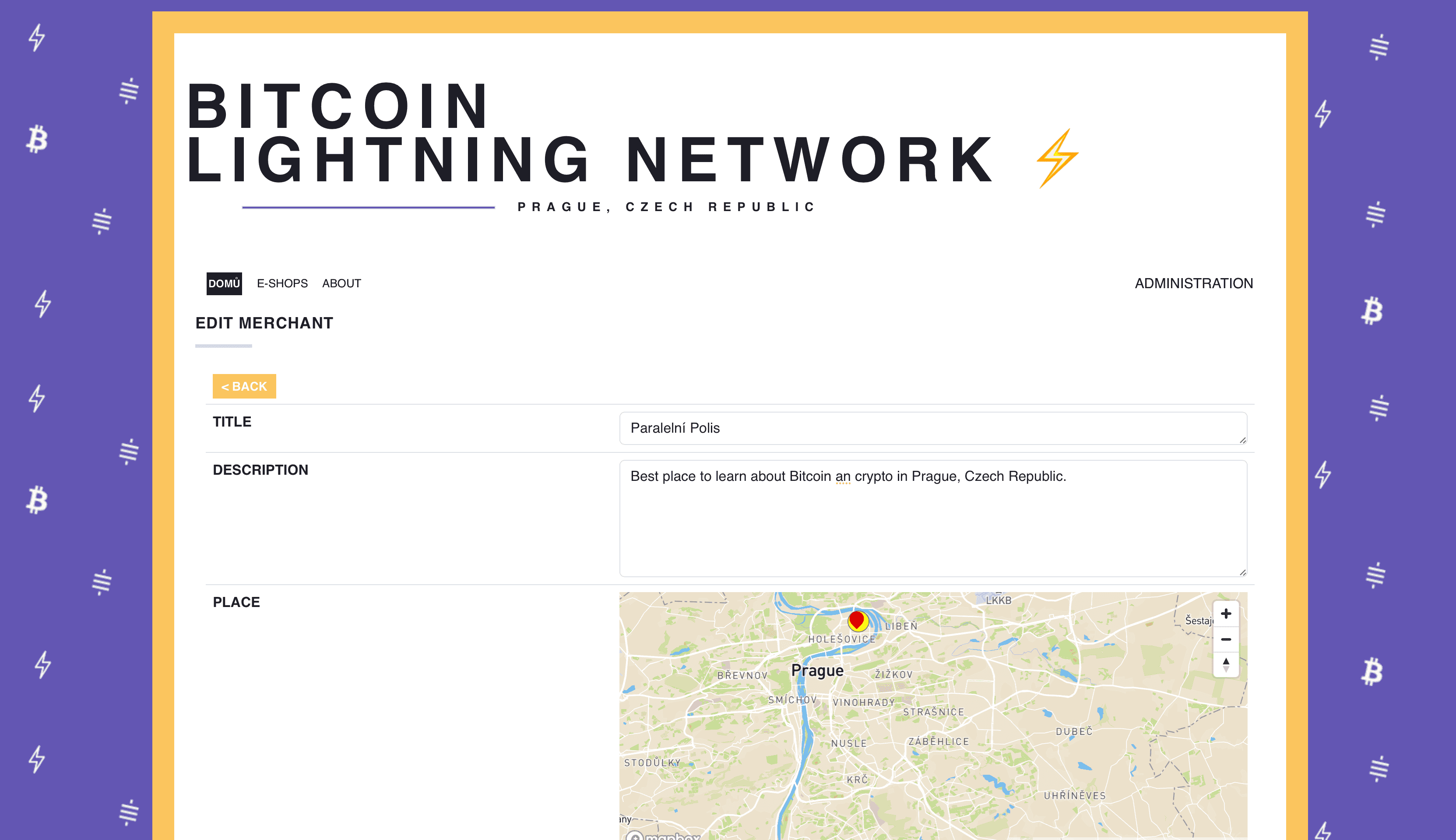 Prototype of Lightning project | Stepo's blog